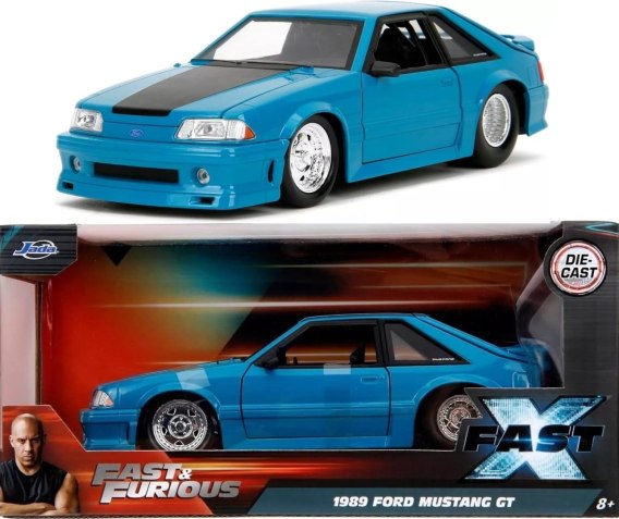 Mustang GT 1989 Fox Body Fast&Furious 9 Fast X Jacob Toretto JADA 1:24 ...